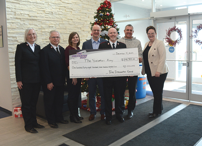Tire Discounter Group raises almost $150k for Salvation Army ...